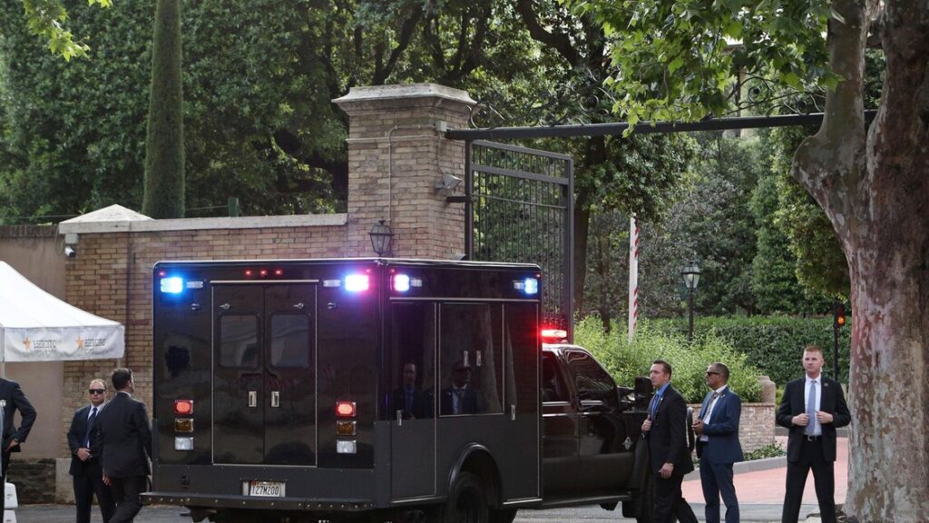 Green zone attivata attorno a villa Taverna per visita del presidente ...