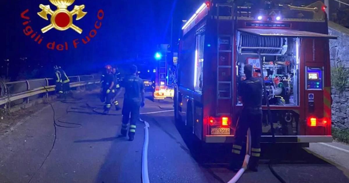 Paura sulla strada provinciale 13 a Busano: auto perde il controllo e ...