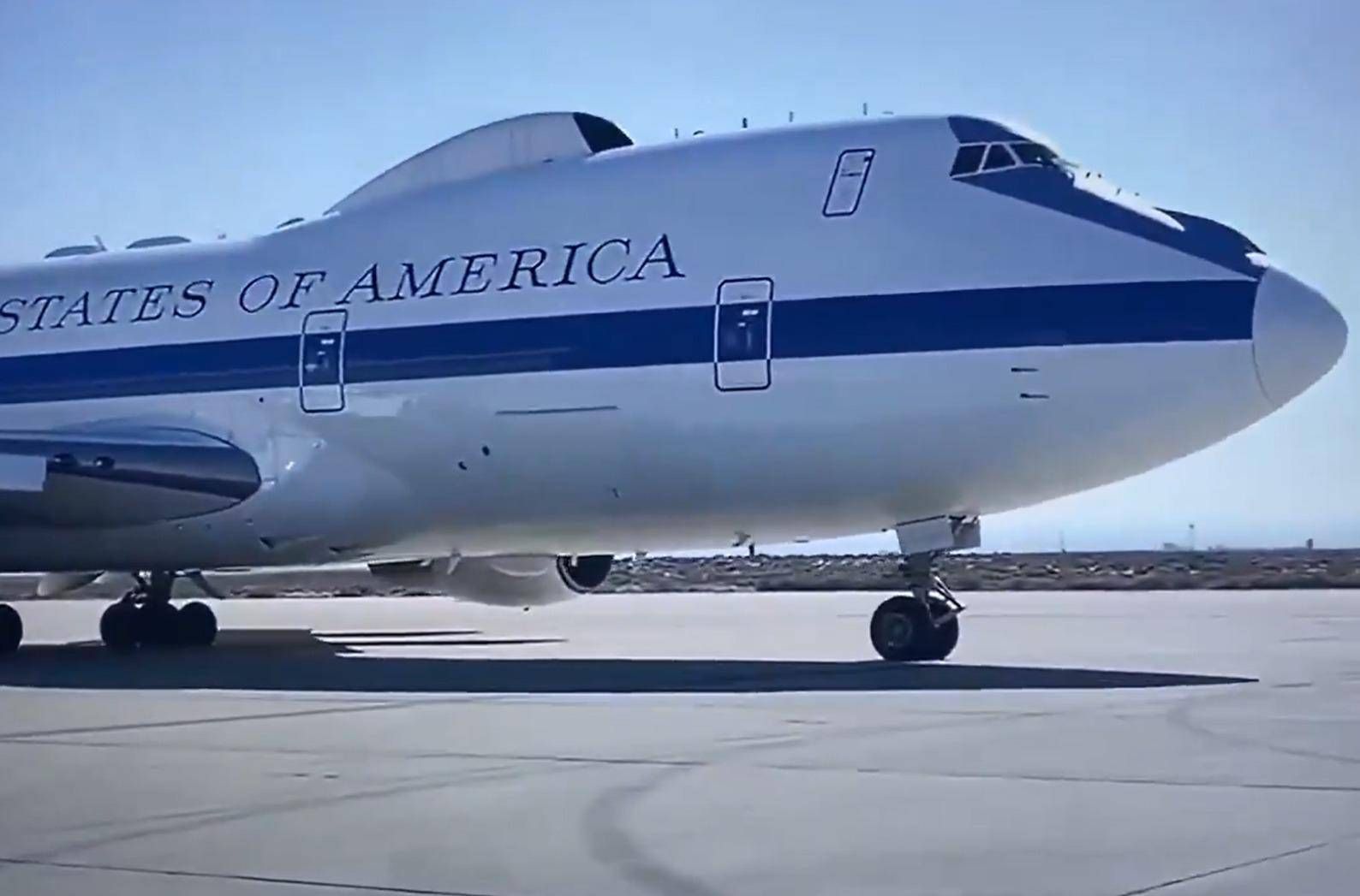 Il volo segreto del boeing e-4 nightwatch tra louisiana e maryland ...