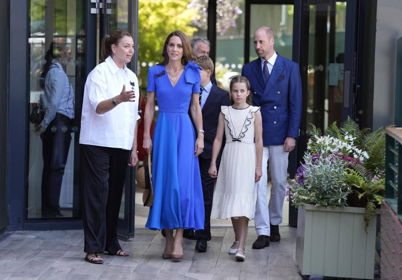 William e kate seguono la finale di wimbledon 2025 con i figli george e ...