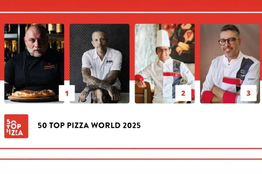 Le migliori pizzerie al mondo 2025 secondo “50 Top Pizza”, tra New York, Caserta e Tokyo