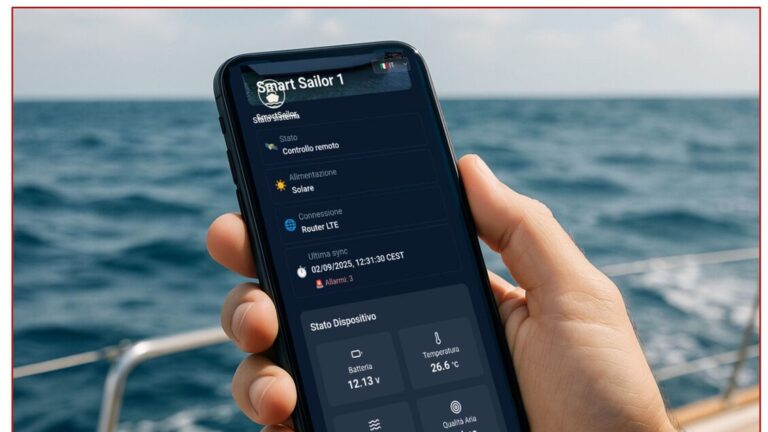 Smart Sailor: la tecnologia che rende le barche connesse e sicure